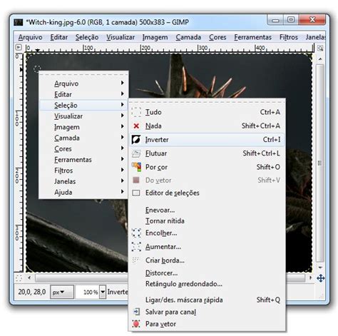 Criando Imagens Com Cantos Arredondados No Gimp ~ O Rei Bruxo De Angmar