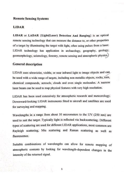 Remote Sensing Systems Introduction To Remote Sensing Studocu