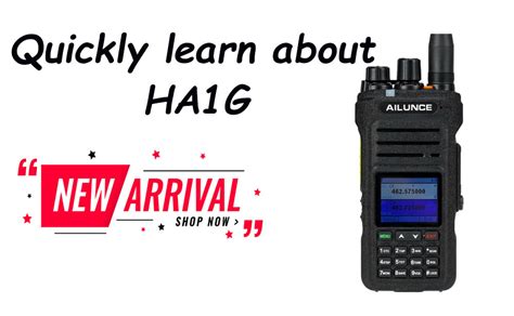 Quickly Learn About HA1G