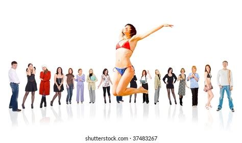 Group Circle Naked Images Stock Photos Vectors Shutterstock