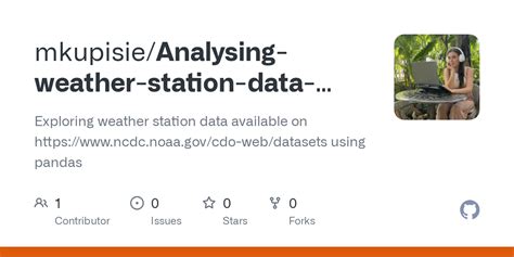 GitHub Mkupisie Analysing Weather Station Data With Pandas Exploring Weather Station Data