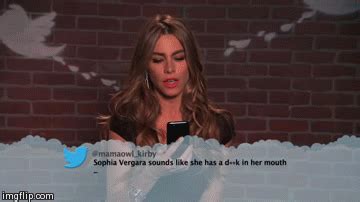 Sofia Vergara Reads Mean Tweet Imgflip