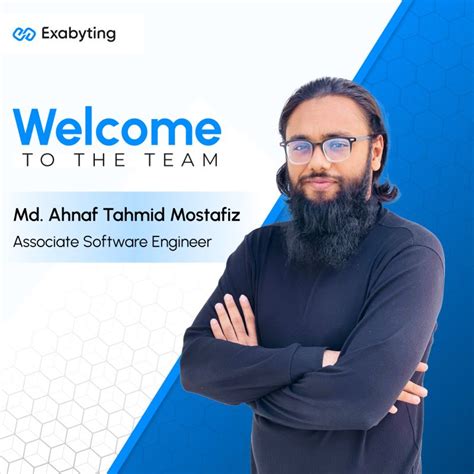exabyting on linkedin introducing md ahnaf tahmid mostafiz prio our