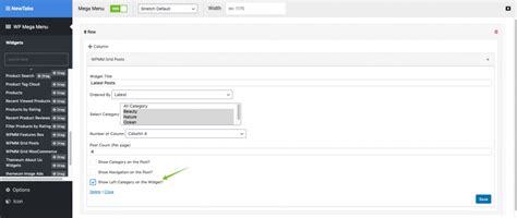 Documention Create A Tabbed Menu Using Wp Mega Menu
