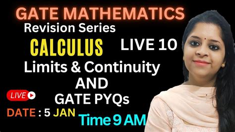 Gate Calculus Differential Calculuslimits Continuity Gate Previous Year Questions Gate2023
