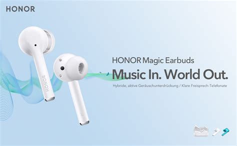 HONOR Magic Earbuds - Bluetooth Earphones, White : Amazon.es: Electrónica