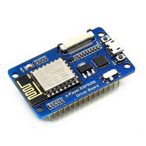 universal e paper raw panel driver board esp8266 wifi wireless