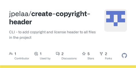 Github Jpelaa Create Copyright Header Cli To Add Copyright And License Header To All Files