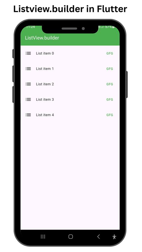 Listview Builder In Flutter GeeksforGeeks