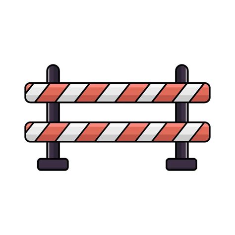 Illustration Of Construction Barricade 60100632 Vector Art At Vecteezy