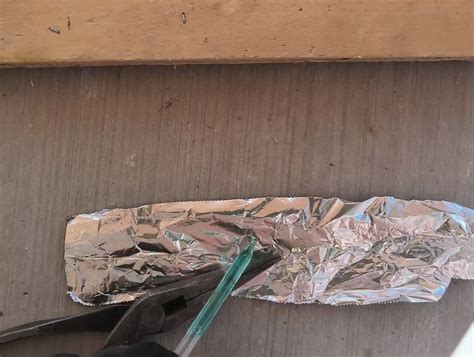 Copper Ii Chloride Aqueous Solution Reacting With Aluminum Foil And