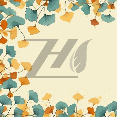 دانلود وکتور پس زمینه برگ های پاییزی و جینکو دانلود رایگان فایل لایه