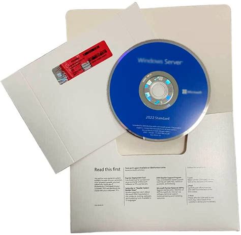 Windows Server 2022 Standard 64bit 16 Core Oem Pack With Installation Dvd And Licence Key Digi World