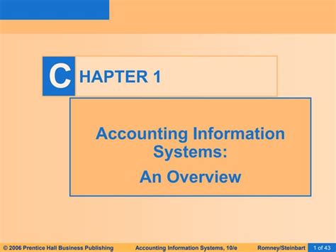 AIS CH_01 Accounting Information Systems an overview.PPT | Databases | Computer Software and ...