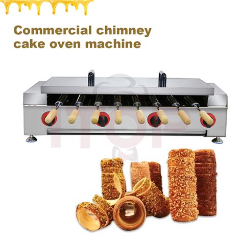 Gas Chimney Cake Kurtos Kalacs Machine Hungary Trdelnik Chimney Bread