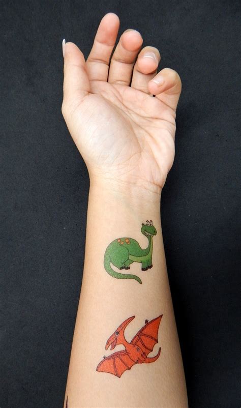 Dinosaur Temporary Tattoos