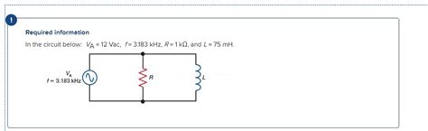 Solved Calculate The Inductive Reactance Xl Of The