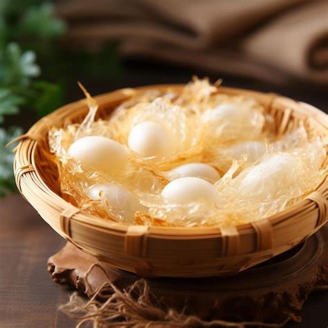 Premium Photo Fresh Edible Bird S Nest Or Swallow Nest Raw Material Cuisine Expensive Food For
