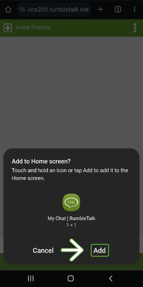 How To Add Rumbletalk Chat To Your Mobile Homescreen Online Group Chat Room Plugin For