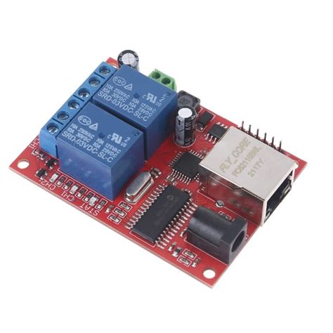 Lan Ethernet 2 Way Relay Board Delay Switch Tcpudp Controller Module