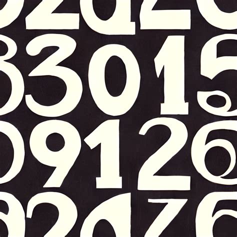 Vintage Numbers Graphic · Creative Fabrica