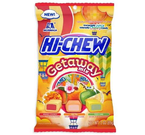 Hi Chew Fruit Chews Candy Packs Getaway Mix 6 Piece Case Candy Warehouse