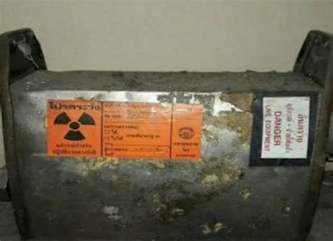 Thailand S Lost Found Caesium Cylinder