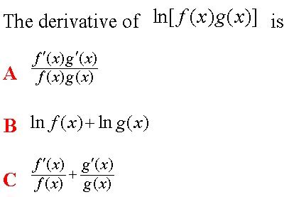 Quiz 3 Differentiation Of Natural Log Functions Attempts 782 Trivia Questions