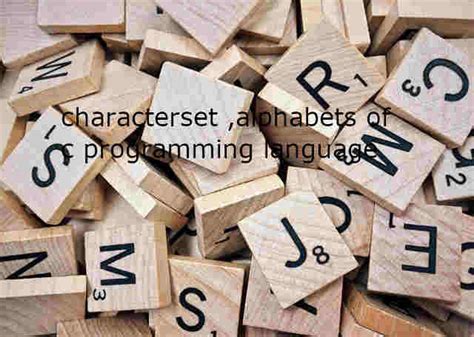 Character Set In C Alphabets In C In Hindi