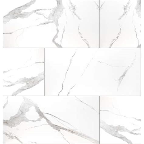 Reviews For Msi Ader Tegal 24 In X 48 In Matte Porcelain Marble Look