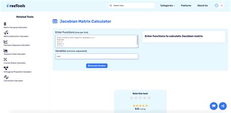 Jacobian Matrix Calculator Free Online Math Tool