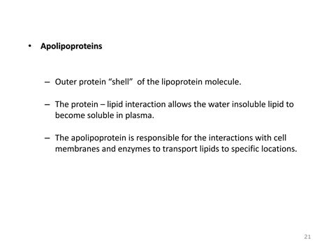 Glycoprotein Lipoprotein Structure And Function Ppt