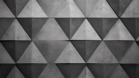 Interconnected Grey Geometric Pattern Premium Ai Generated Image