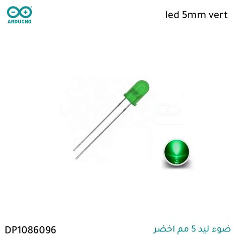 Led Mm Vert Pour Projet Arduino Robotique Et Electronique DP