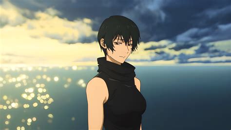 Mai Zenin — Jujutsu Kaisen S3 Ocean And Clouds 5k Ultra Hd Wallpaper