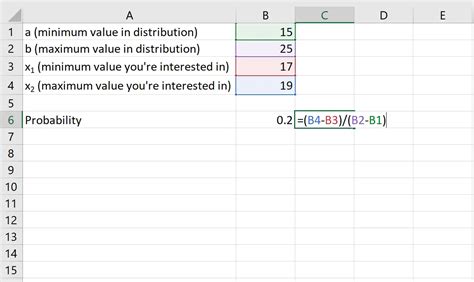 如何在excel中使用均匀分布 Statorials