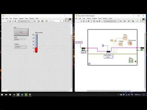 Temperature Sensor(LM35)LabView-Arduino. - YouTube