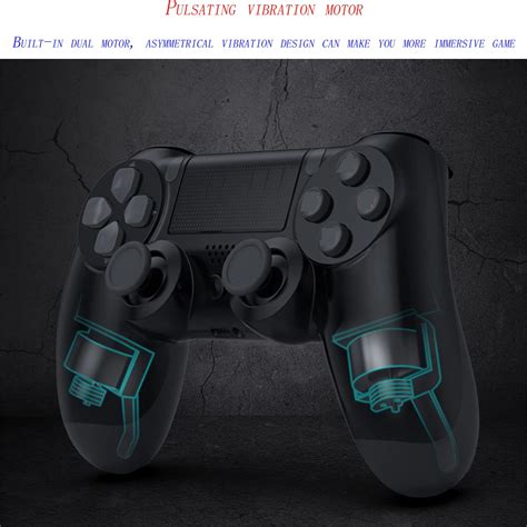 Wireless Bt Ps4 Gaming Controller Compatible With Ps4 Ps3 Pc Android Smart Tv Box Console