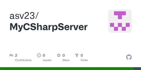 Github Asv23mycsharpserver