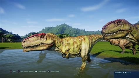 Jurassic World Evolution Giganotosaurus Pack Behaviour Youtube