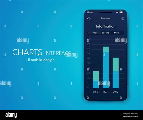 Mobile Application Interface Ui Design Vector Illustration Stock Vector Image And Art Alamy
