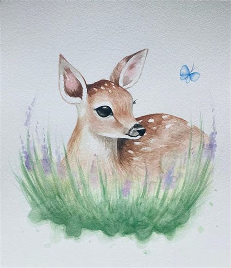 Summer Fawn Wine And Watercolor Includes Wine Tasting And Charcuterie