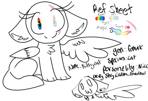 Kitty Cat Ref Sheet Old By Anonymousdeer On Deviantart
