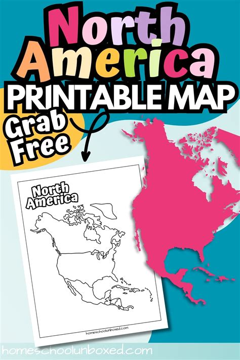 Free Printable North America Map Grab For Free