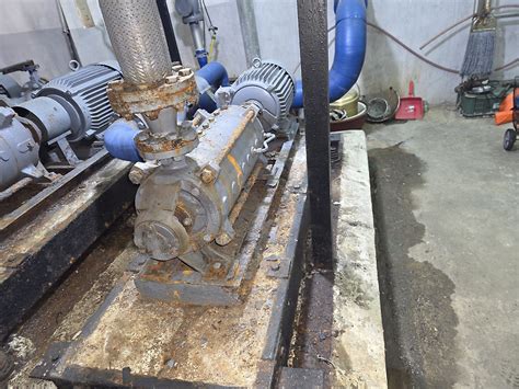 옥상고가수조 물공급용펌프교체작업