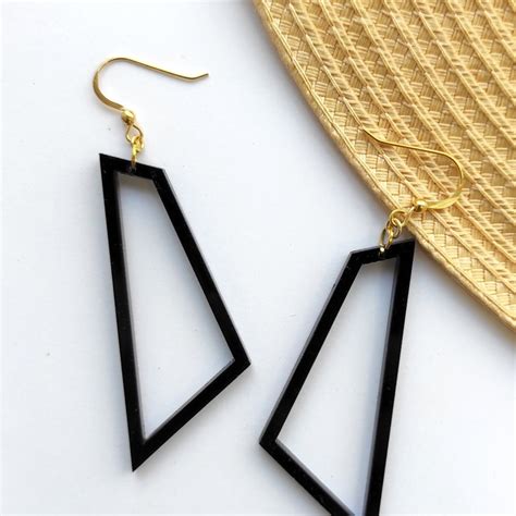 Geometric Earrings Etsy
