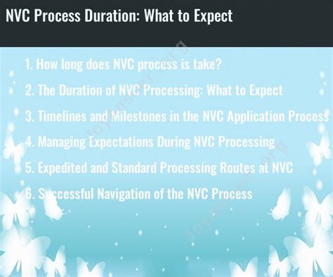 Nvc Process Duration What To Expect