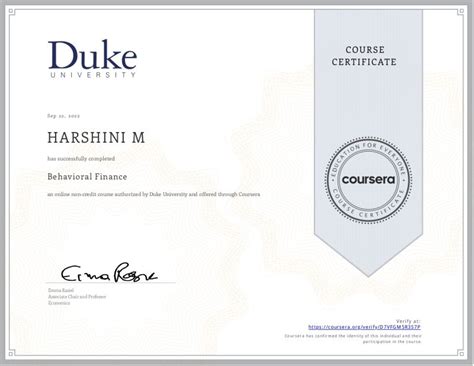 Completed A Behavioral Course On Coursera Harshini Mohan Posted On The Topic Linkedin