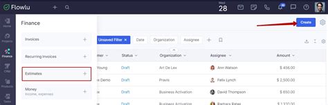 Flowlu Help Center How To Create An Estimate