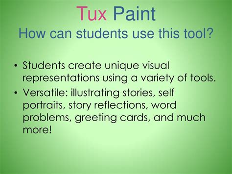 PPT Tux Paint PowerPoint Presentation Free Download ID